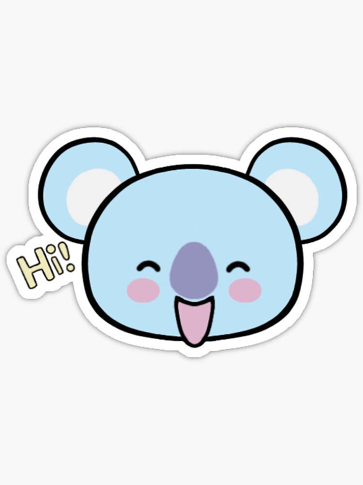 "Cute koya sticker " Sticker for Sale by Purpleegg | Redbubble