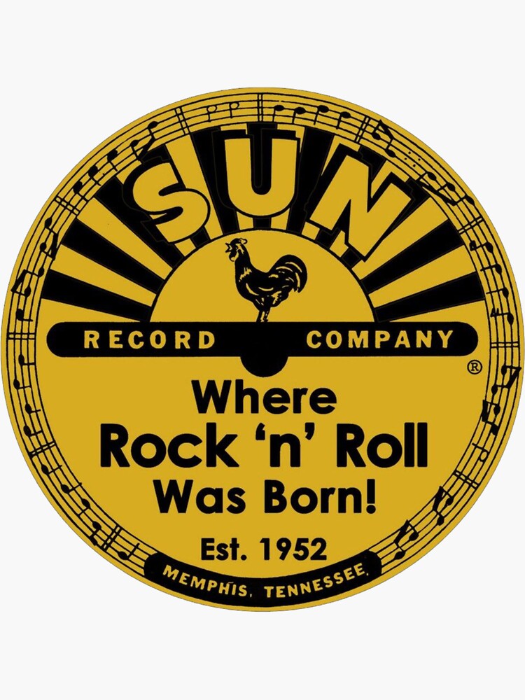 "BEST SELLING - Sun Records Logo" Sticker for Sale by TijerasBest ...