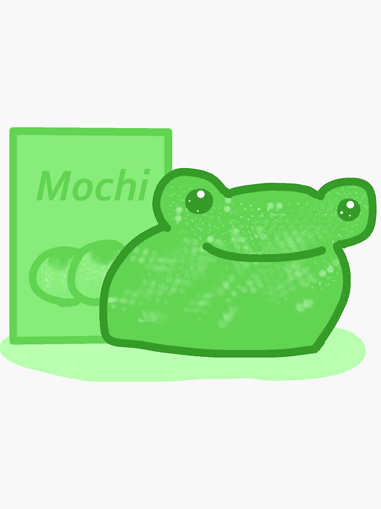 "Melon Mochi Frog" Sticker for Sale by thekaygeee | Redbubble