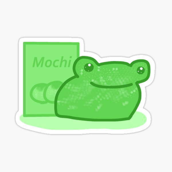 "Melon Mochi Frog" Sticker for Sale by thekaygeee | Redbubble