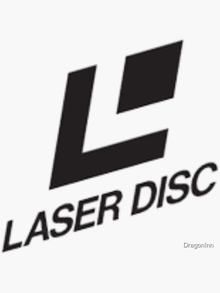 "Laserdisc" Sticker for Sale by DragonInn | Redbubble