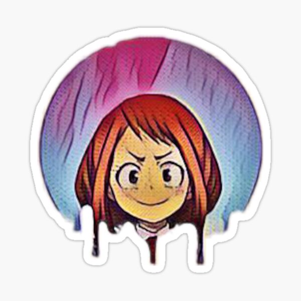 "Ochako Uraraka" Sticker for Sale by Kushinevom | Redbubble