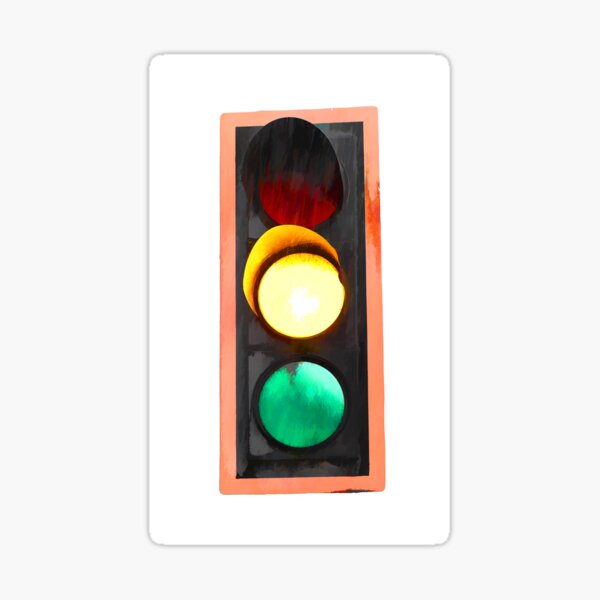 "Traffic Lights" Sticker for Sale by taurians | Redbubble