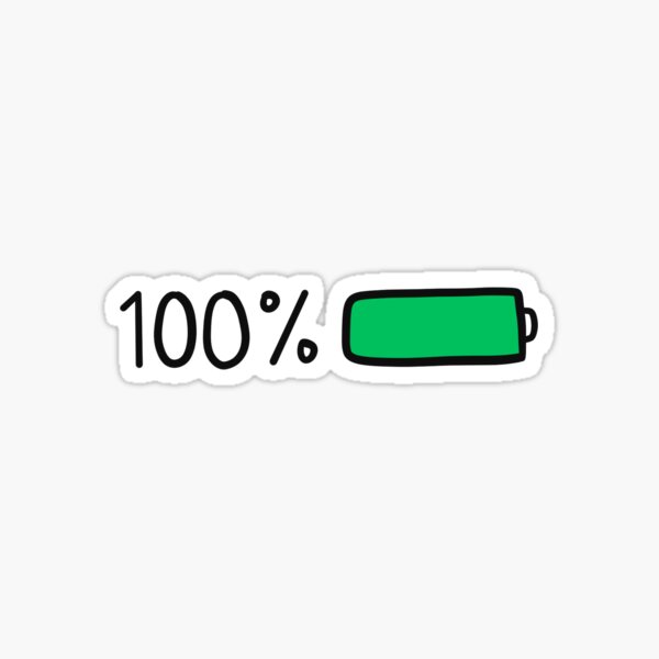 "100 percent sticker " Sticker for Sale by ksmith-2000 | Redbubble