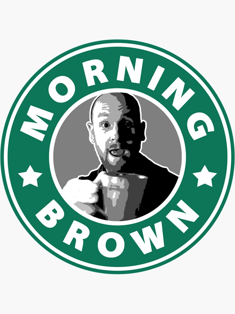 "Morning Brown (Broden)" Sticker for Sale by ALLANAHJAYNE | Redbubble