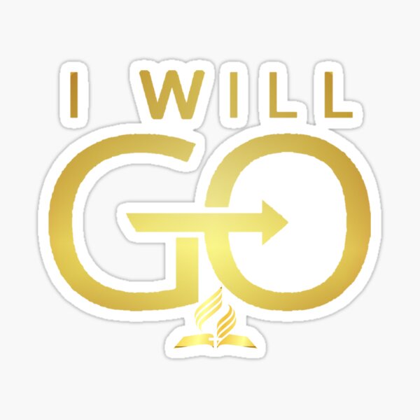 " Virtual Global Campmeeting 2021 I Will Go" Sticker for Sale by ...