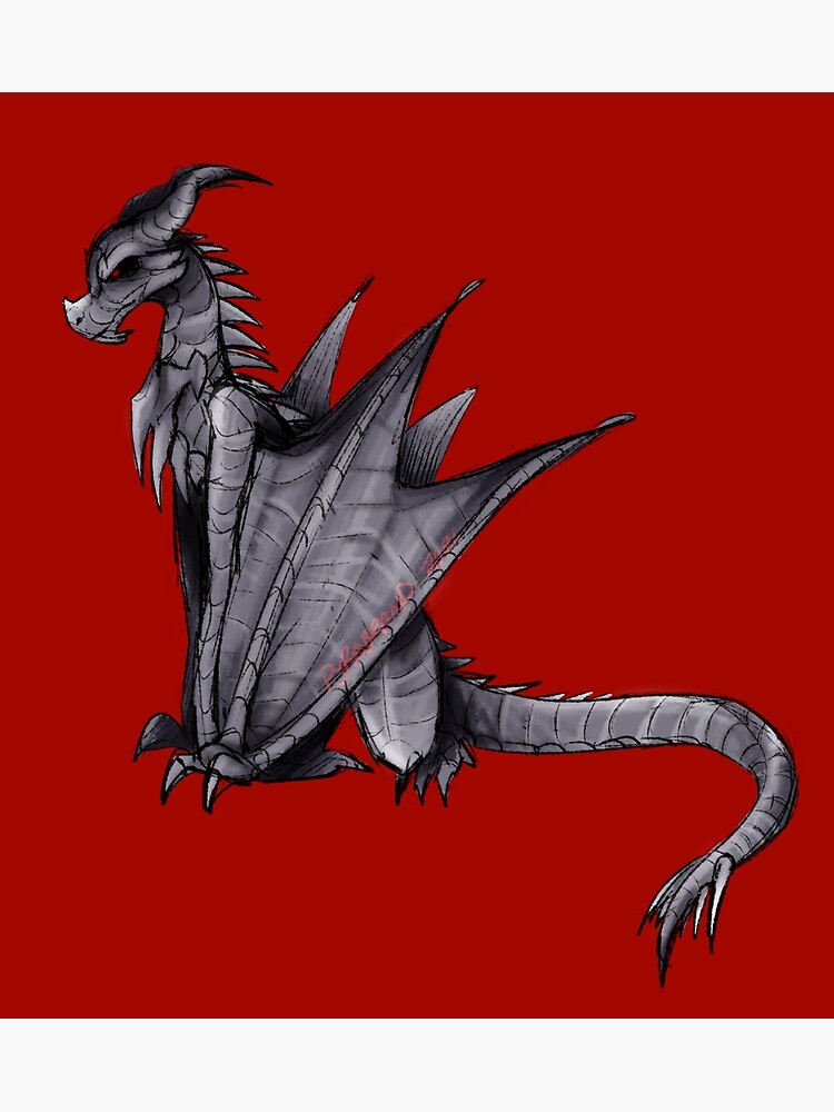 Alduin Inspired Dragon Premium Matte Vertical Poster sold by Mishra ...