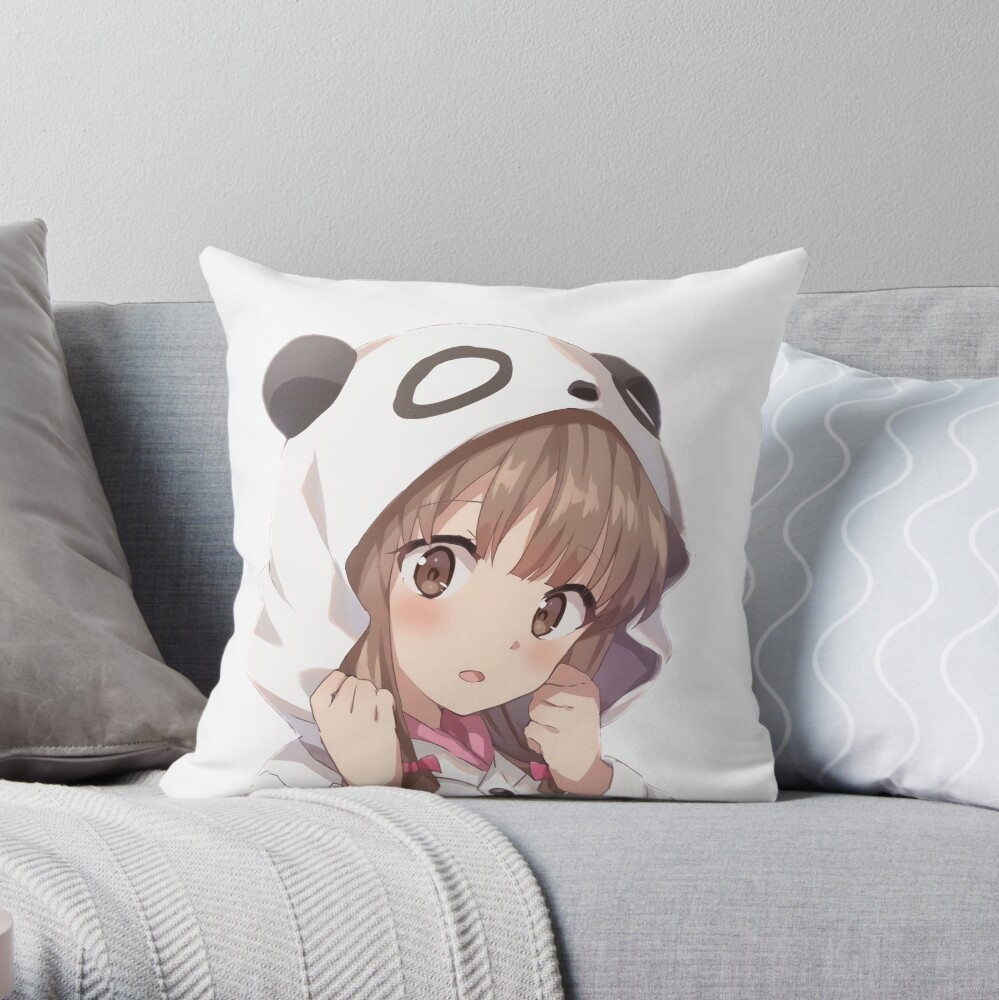 Coussin Kaede Azusagawa Par Animearagon Redbubble