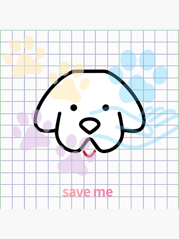 "Save dogs" Sticker by Bonitto | Redbubble