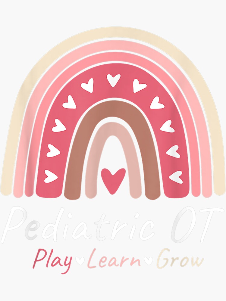 "Boho Rainbow Pediatric OT Shirt, Occupational Therapy OT_OTA T-Shirt ...