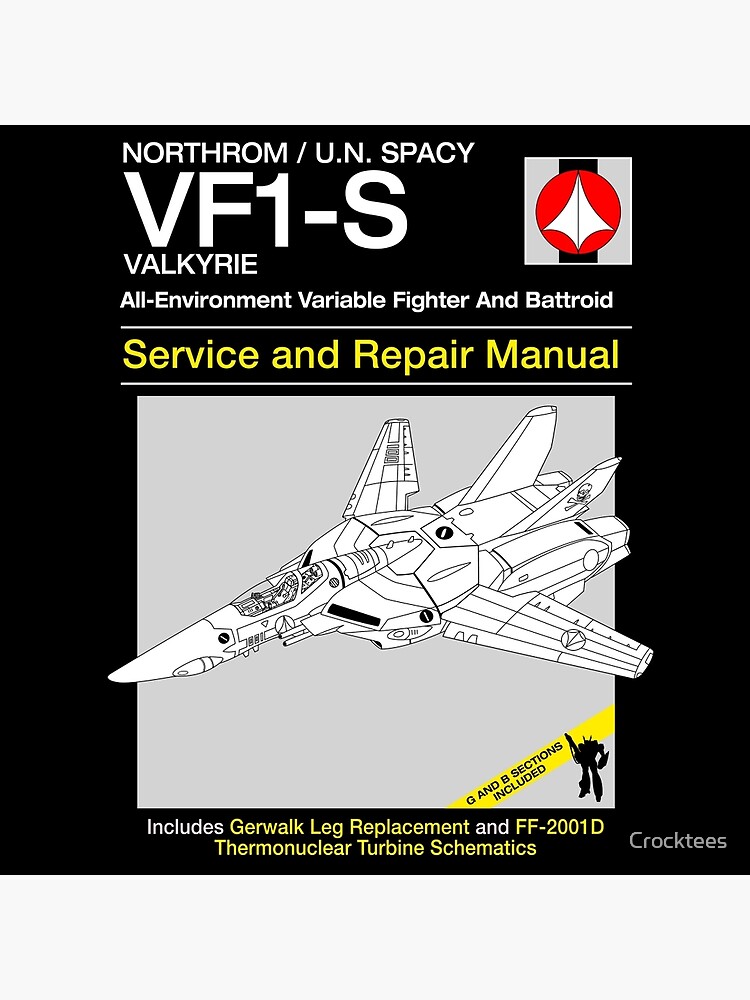 "VF-1 Service and Repair" Photographic Print for Sale by Crocktees ...