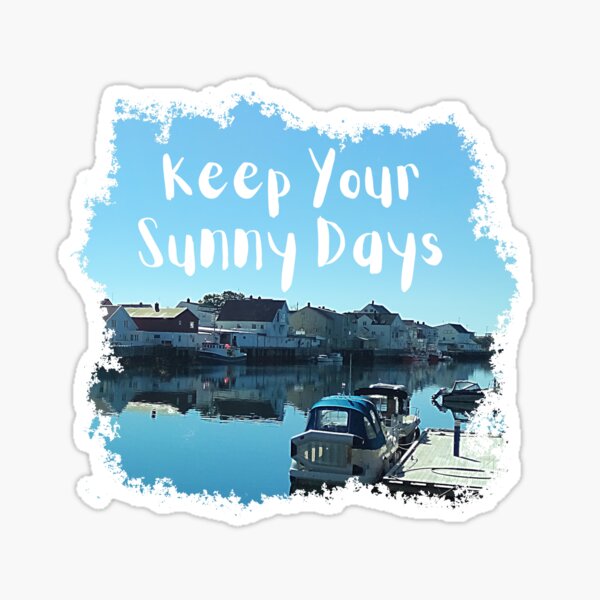 "Keep Your Sunny Days - Off Campus" Sticker by AlexTesl | Redbubble