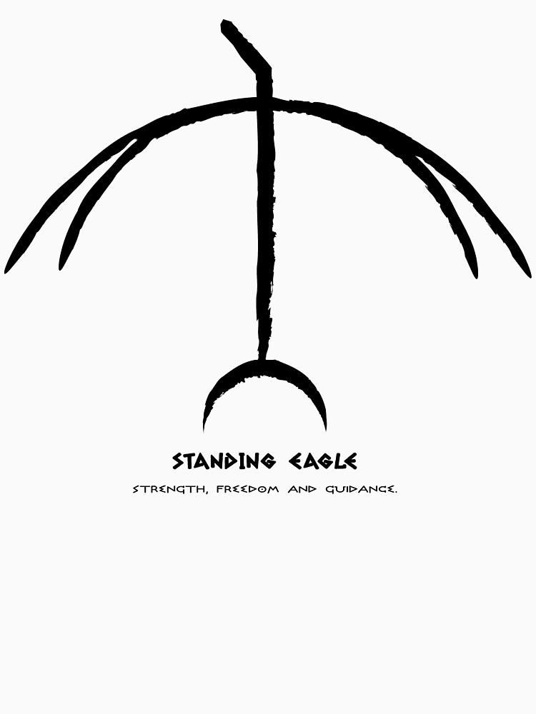 "STANDING EAGLE - A BATOK TATTOO DESIGN (black) | TRIBAL SYMBOL & ITS ...