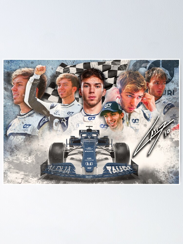 "Pierre Gasly" Poster for Sale by AllMotorsport | Redbubble