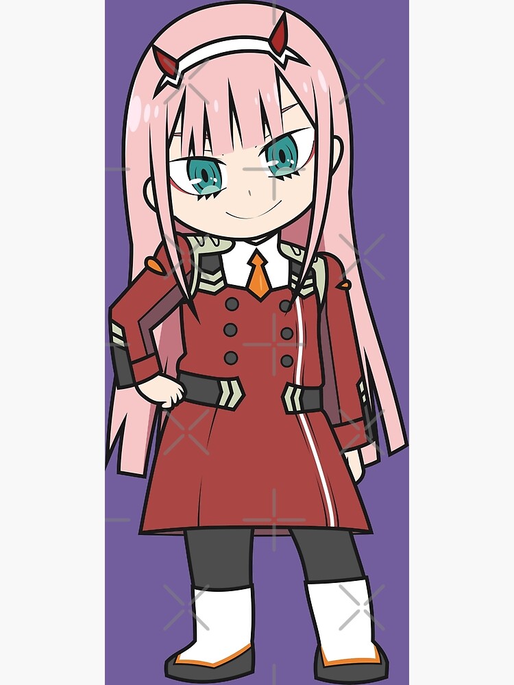 "Darling in the Franxx Zero Two Chibi" Canvas Print by ChibiCheems ...