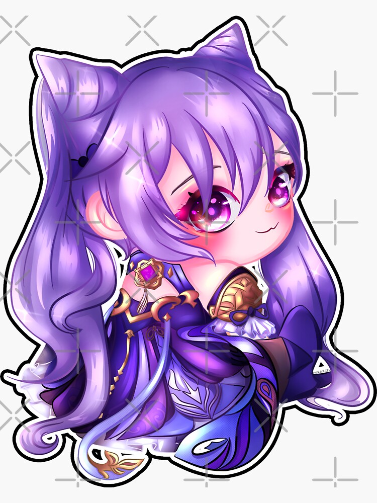 "Keqing |Genshin Impact Sticker |" Sticker von HirayaZen | Redbubble