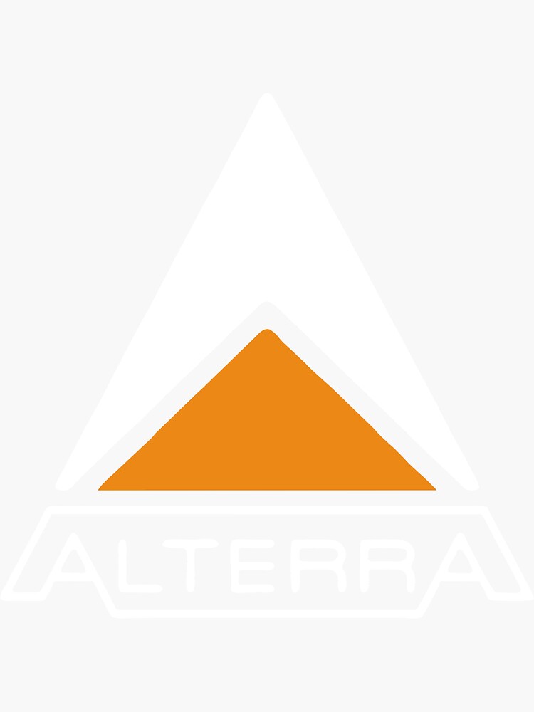 Pegatina «Logotipo de Alterra más vendido» de onurulmfta | Redbubble