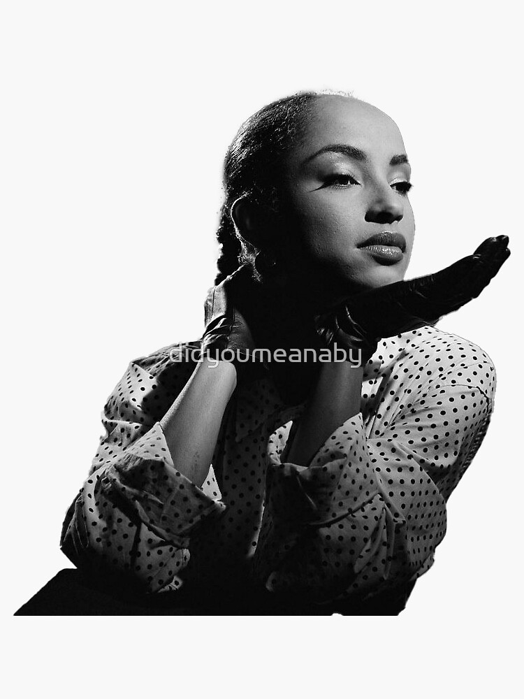"sade editorial 02" Sticker for Sale by didyoumeanaby | Redbubble