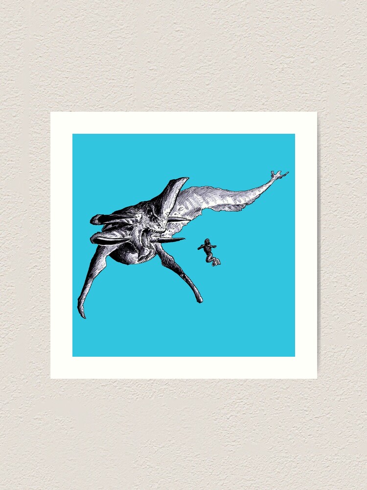 "Subnautica Below Zero Reaper Leviathan Black and white" Art Print by ...