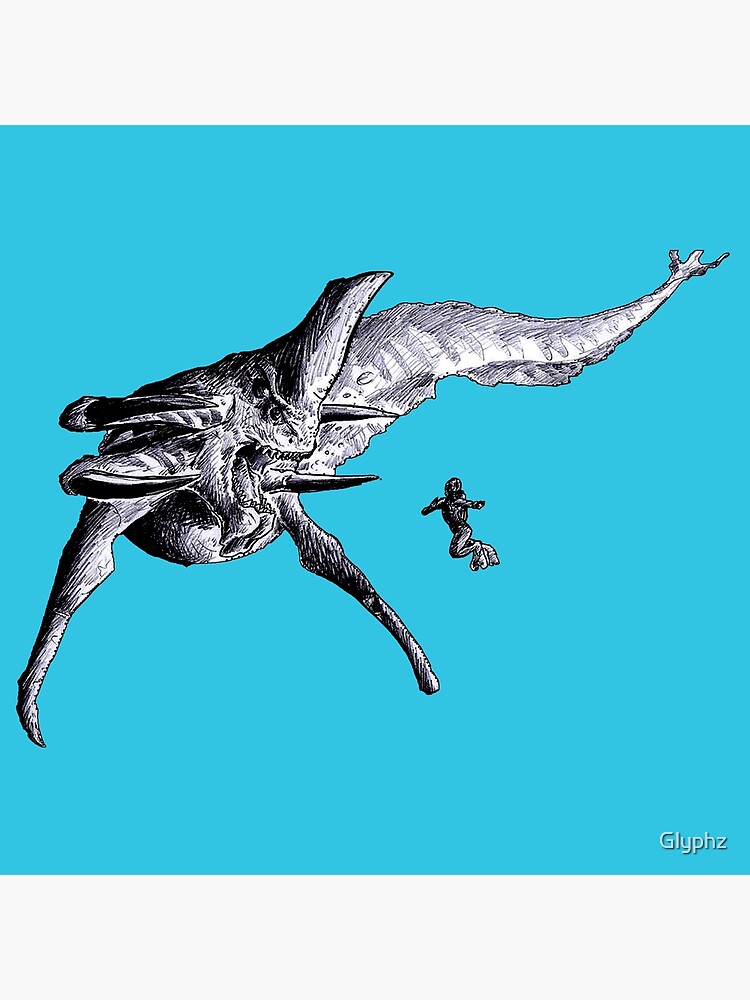 "Subnautica Below Zero Reaper Leviathan Black and white" Art Print by ...
