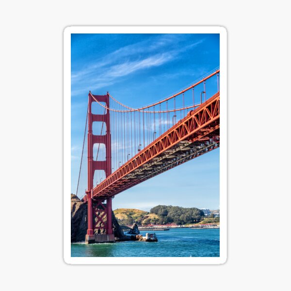 "Golden Gate Bridge" Sticker for Sale by dbvirago | Redbubble