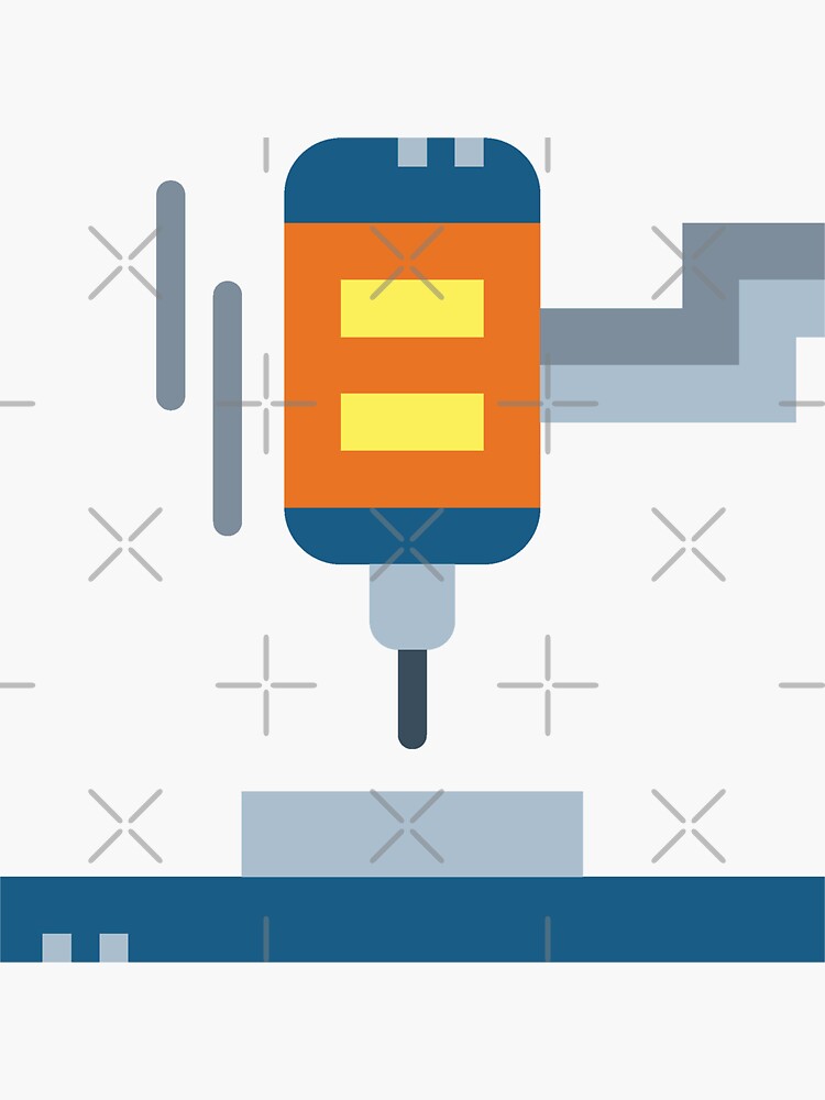 "3D Printer" Sticker by art-master1 | Redbubble