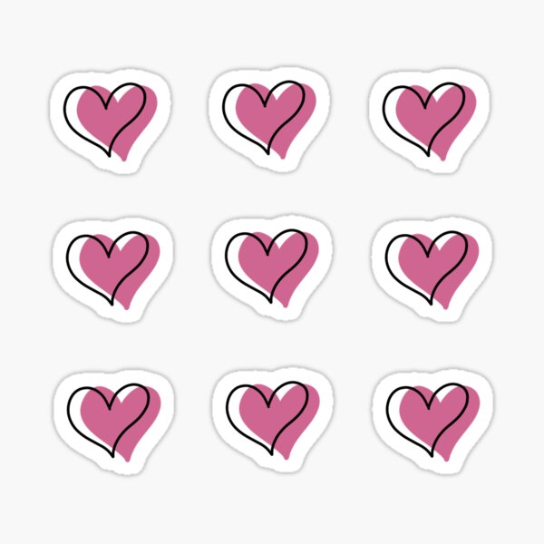"Heart set / pack" Sticker for Sale by explower | Redbubble