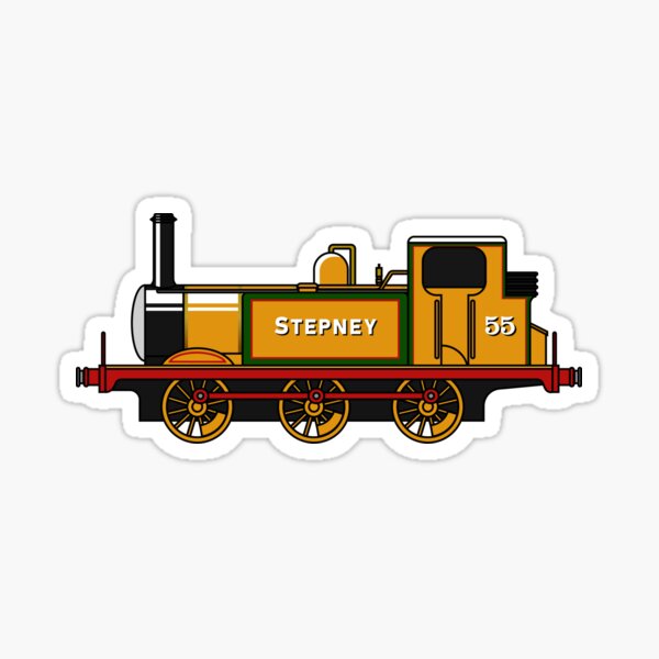 "Stepney the Bluebell Engine" Sticker for Sale by WestieMerch | Redbubble