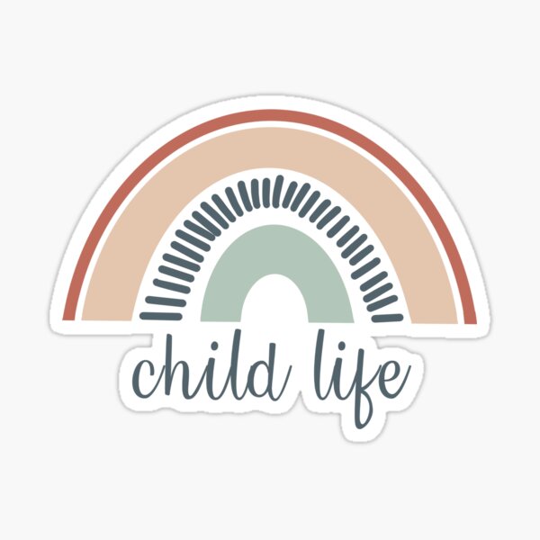 "Child Life Rainbow" Sticker by W-Puckett | Redbubble