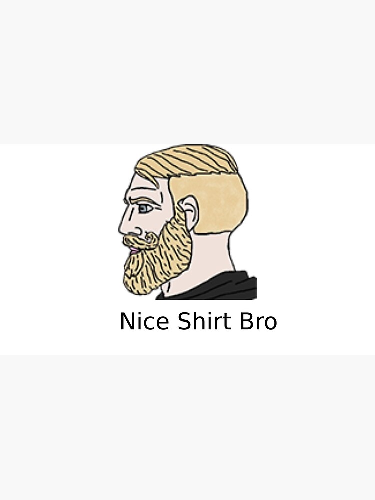 "Chad meme" Poster for Sale by phsco123 | Redbubble