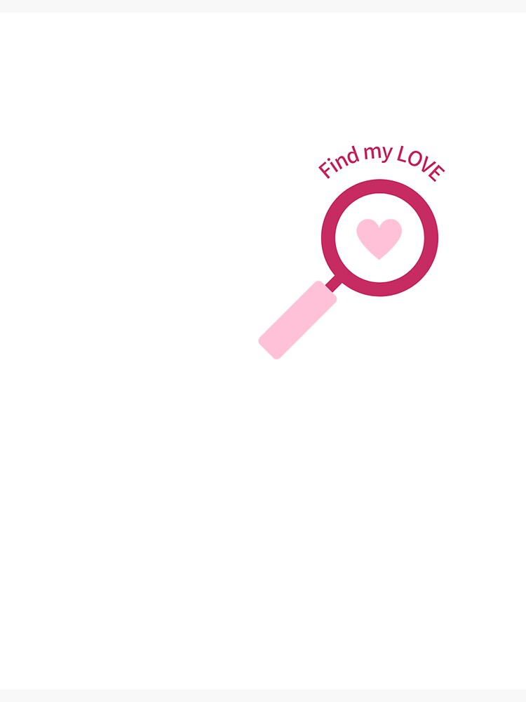 "Find my LOVE" Sticker for Sale by allfarcar | Redbubble