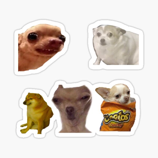 "Dog meme collection Sticker pack" Sticker for Sale by shravanii ...