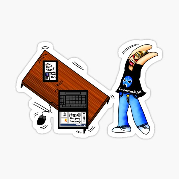 "Flip The Table" Sticker for Sale by CodenameSailorE | Redbubble