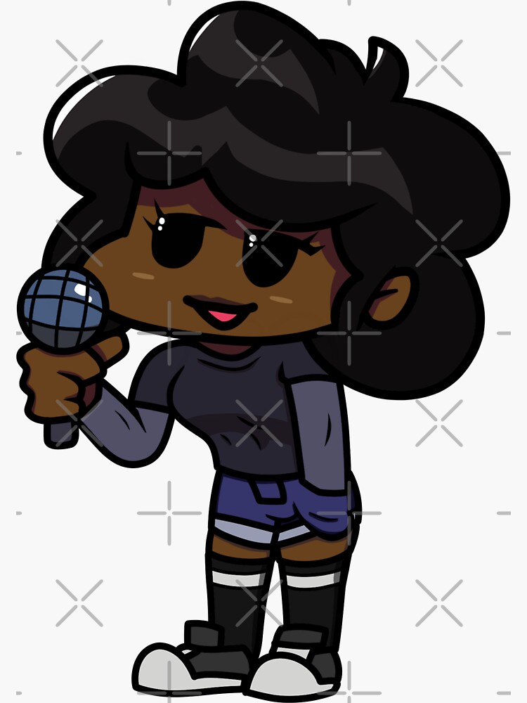 "Carol FnF mod character detailed version" Sticker for Sale by AbrekArt ...