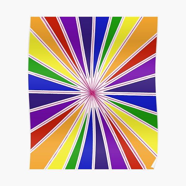 "The colorful rainbow cycle" Poster for Sale by Amnaphy | Redbubble