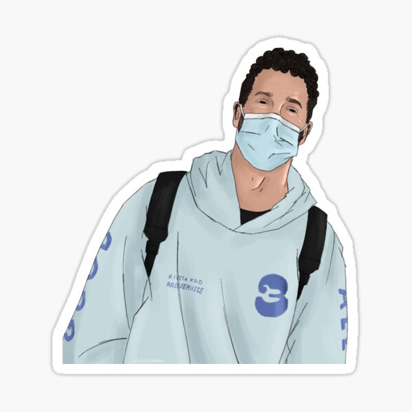"Danny Ric pastel" Sticker by whatsupmw | Redbubble