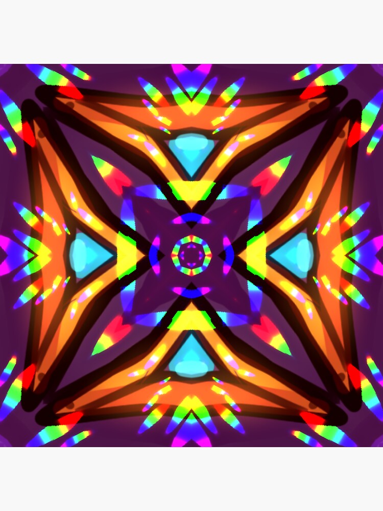 "Rainbow Splash Festive Design Pattern 05" Sticker for Sale by ...