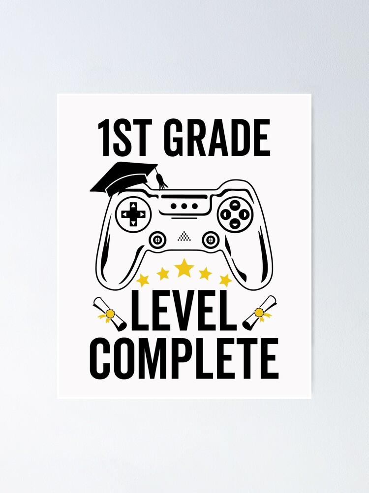 "1st Grade Level Complete Gamer Graduation Class of 2021 First Grade ...