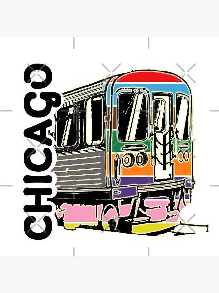 Chicago, getting around is easy... follow the el line! Chicago El Color ...
