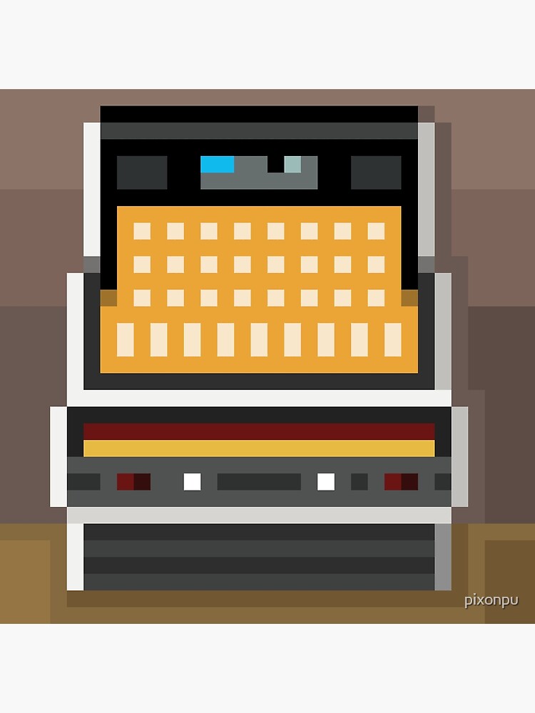 "80s Jukebox - 0034 - Original Abstract Pixel Art" Poster for Sale by ...