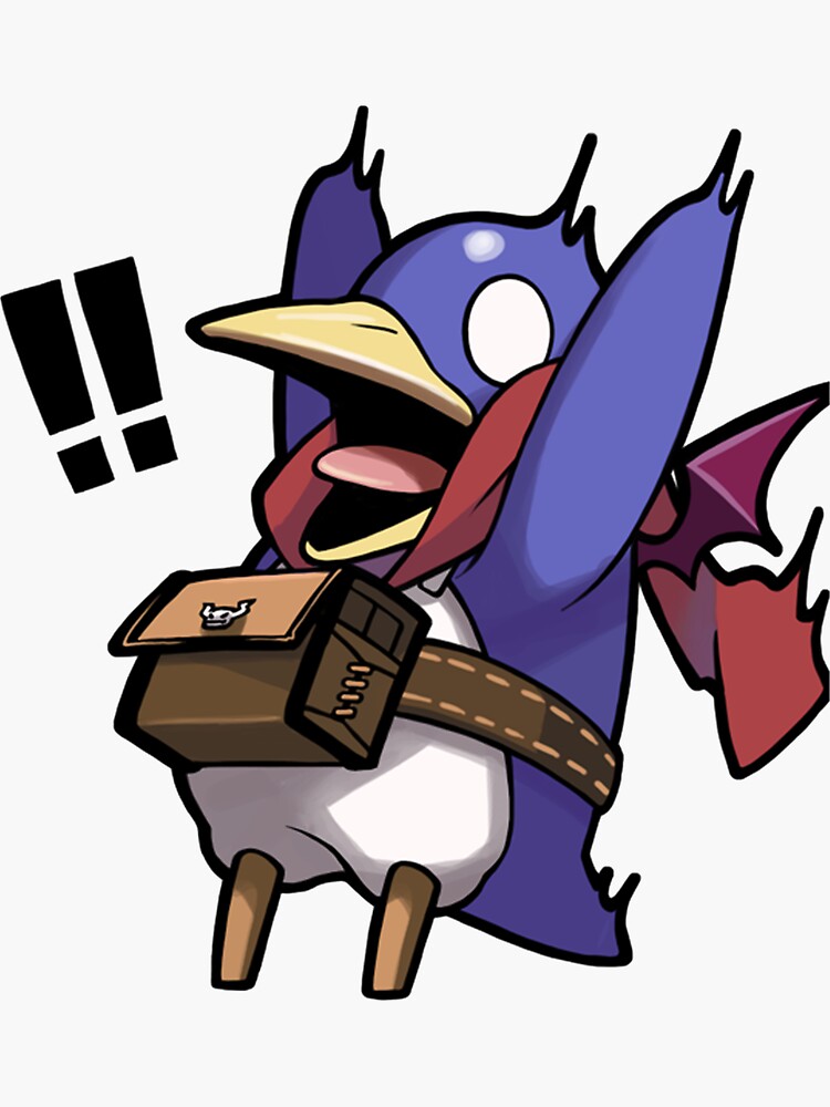 "Disgaea Prinny Surprise" Sticker for Sale by CassidyCreates | Redbubble