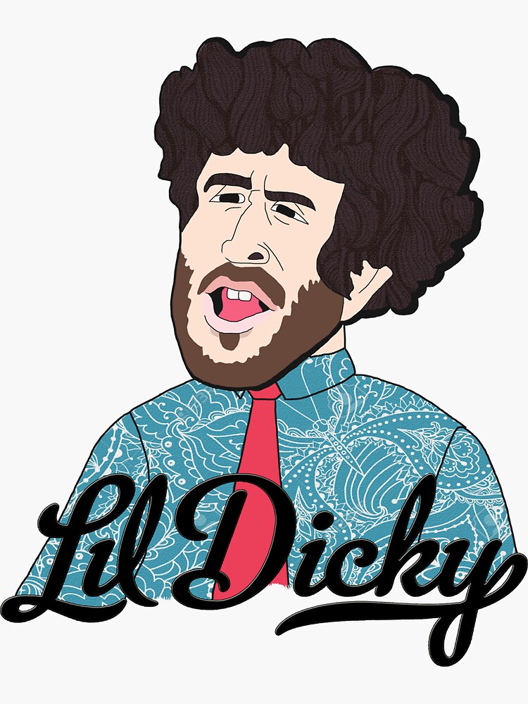 "Lil Dicky - Animated " Sticker for Sale by sherineheg | Redbubble