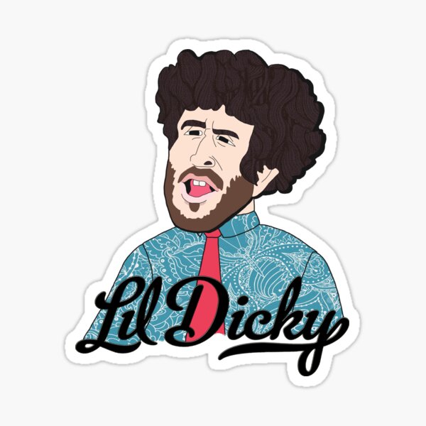 "Lil Dicky - Animated " Sticker for Sale by sherineheg | Redbubble
