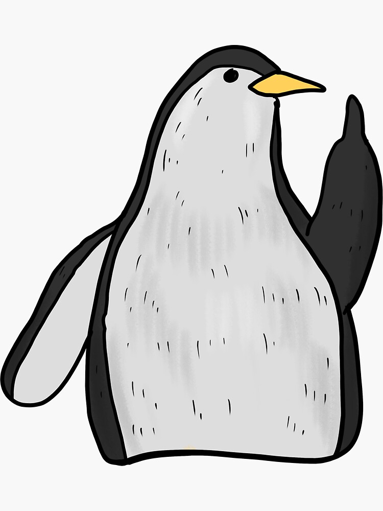 "Grumpy Beaver Holding Middle finger funny gift" Sticker for Sale by ...