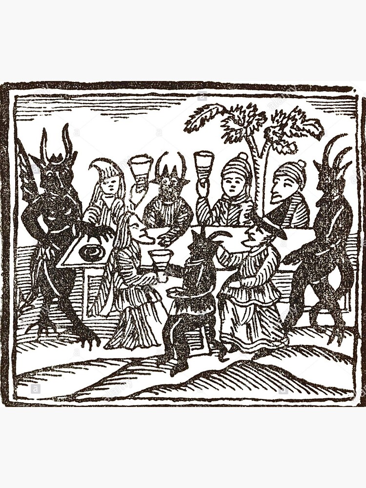 "Devil's Dinner" Sticker for Sale by mitty13 | Redbubble