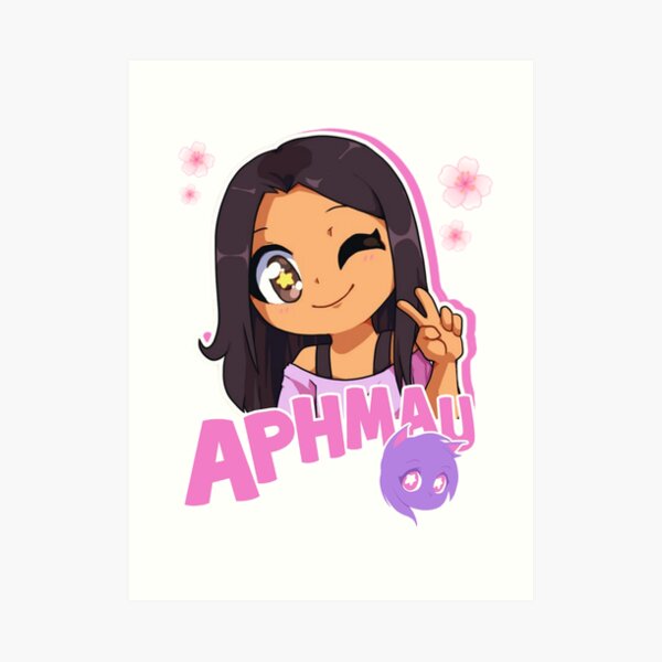 "Aphmau Aaron Lycan Aphmau Lycan" Art Print by MagicStarks | Redbubble