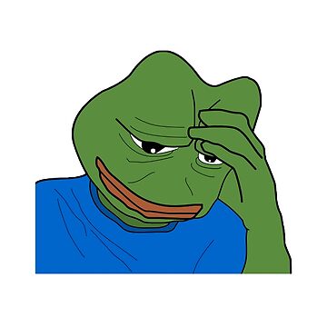 "facepalm pepe" Poster for Sale by JozoRazObchod | Redbubble