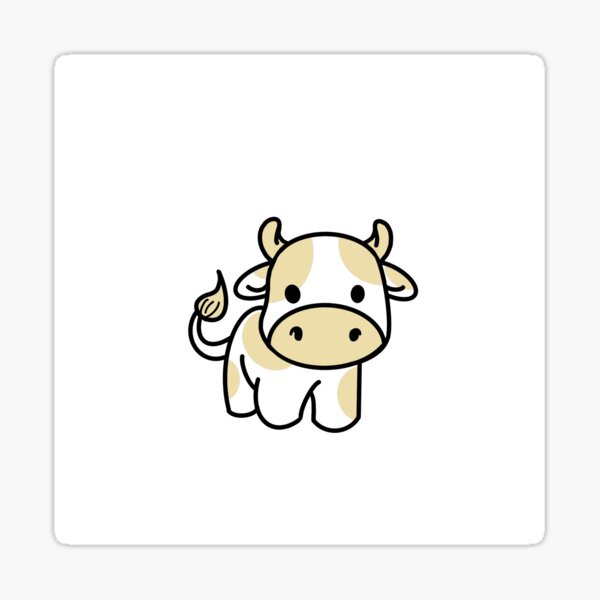 Banana Cow Stickers | Redbubble