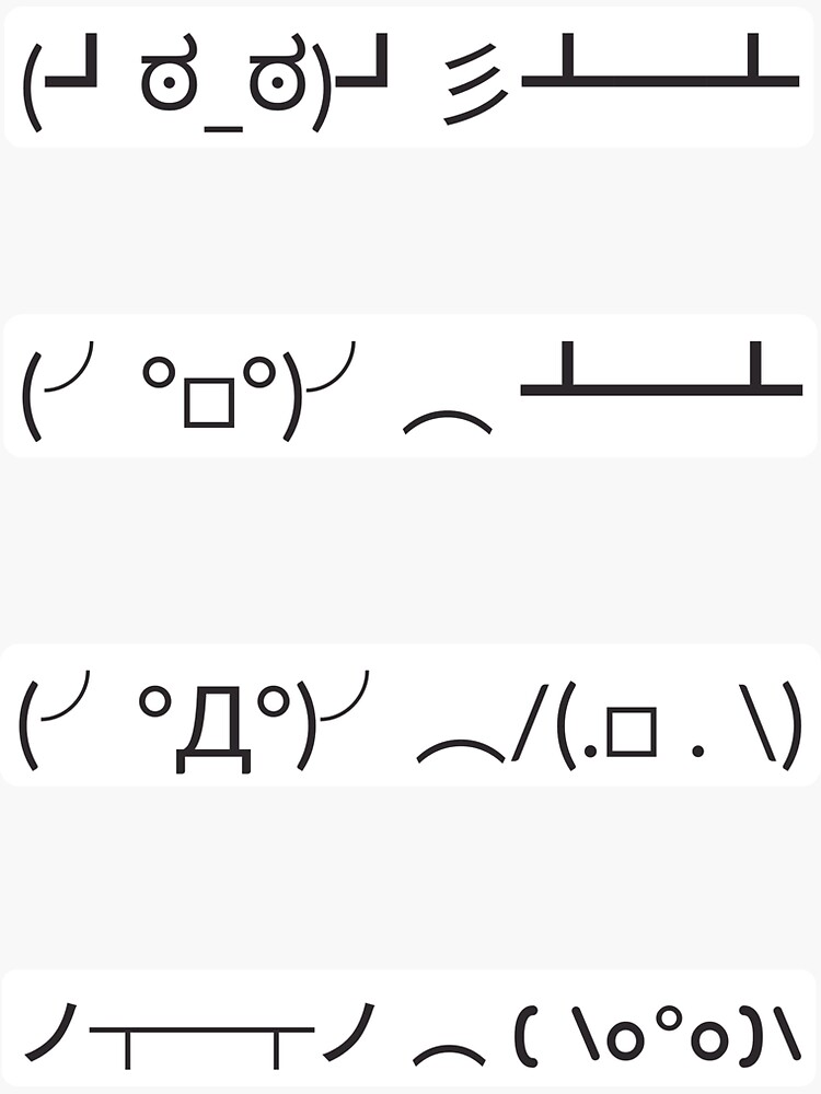 "Table Flip Sticker Pack" Sticker for Sale by SecretSauwce | Redbubble