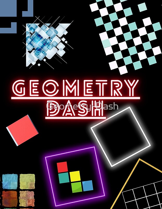 "Geometry-Dash, Art abstract!" by Geometry-Dash | Redbubble